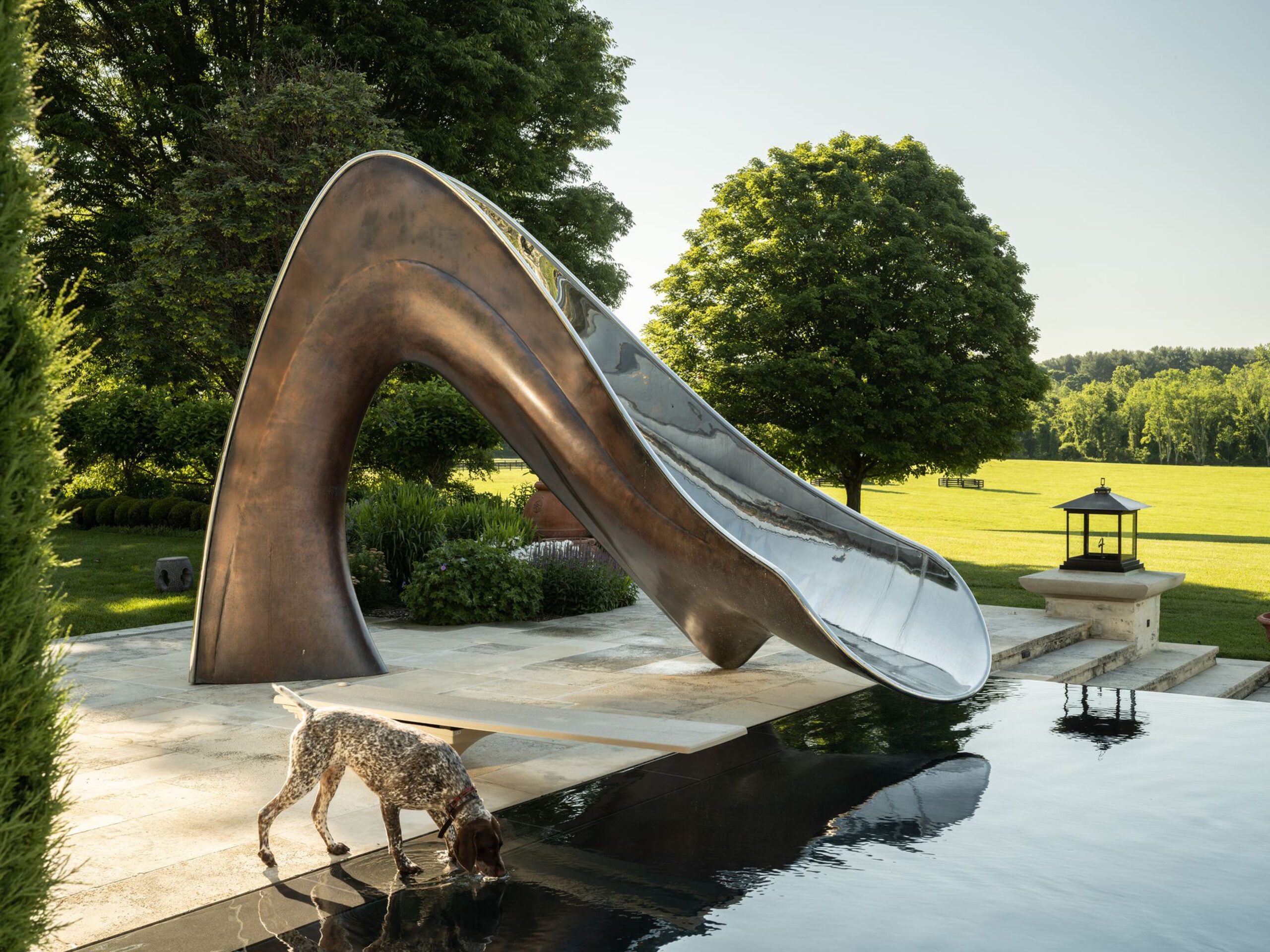 Splinterworks' Sculptural Slides Bring Fanciful Art to the Poolside ...