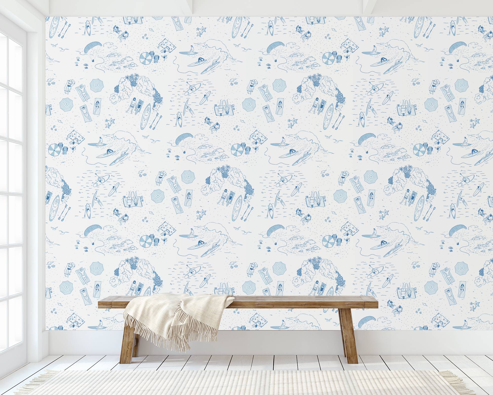 How to Choose Wallpaper for a Coastal Home - Ocean Home magazine