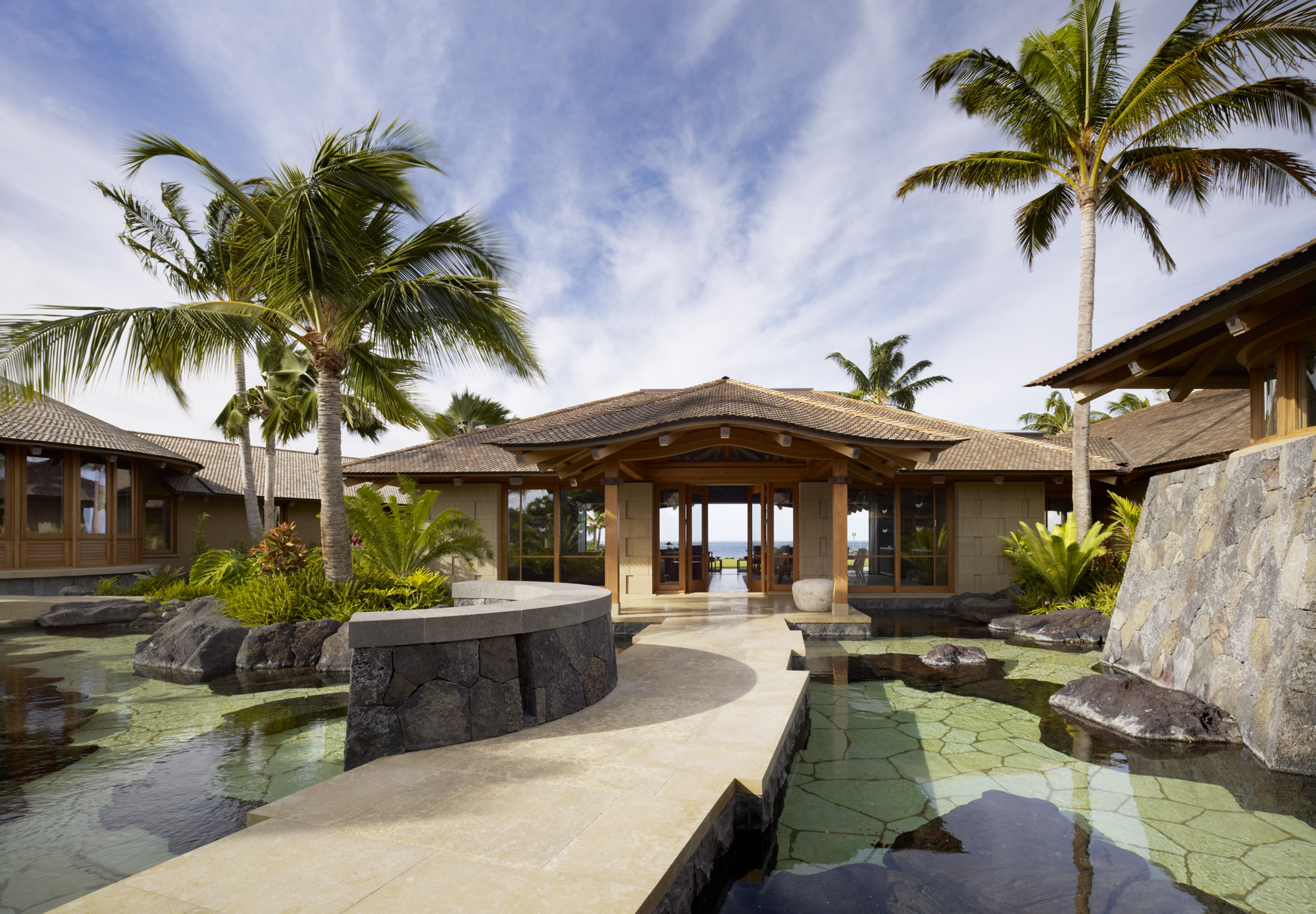 Tropical Hawaiian Islands Houses